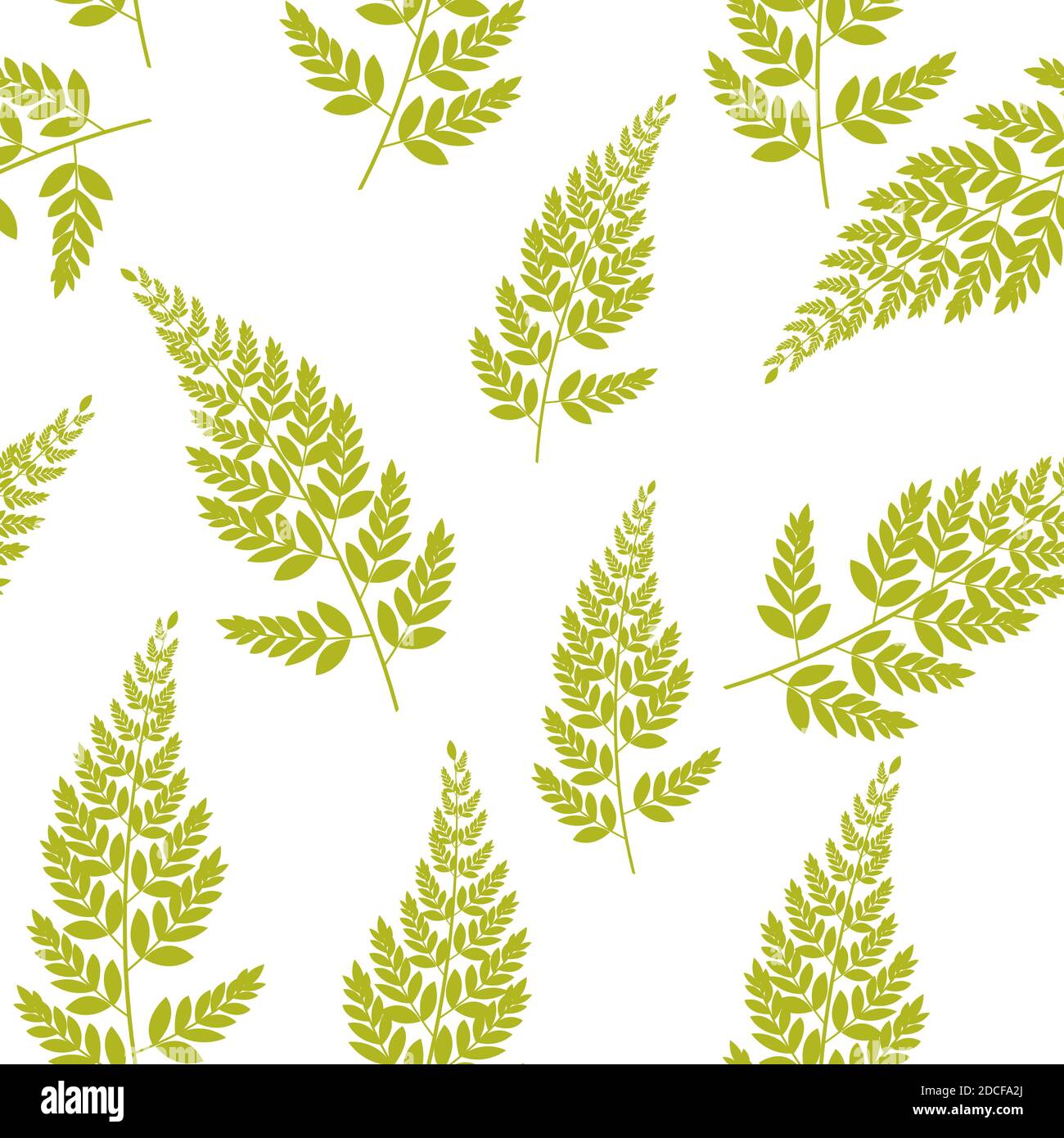 Abstract Natural Spring Seamless Pattern Background with Leaves ...