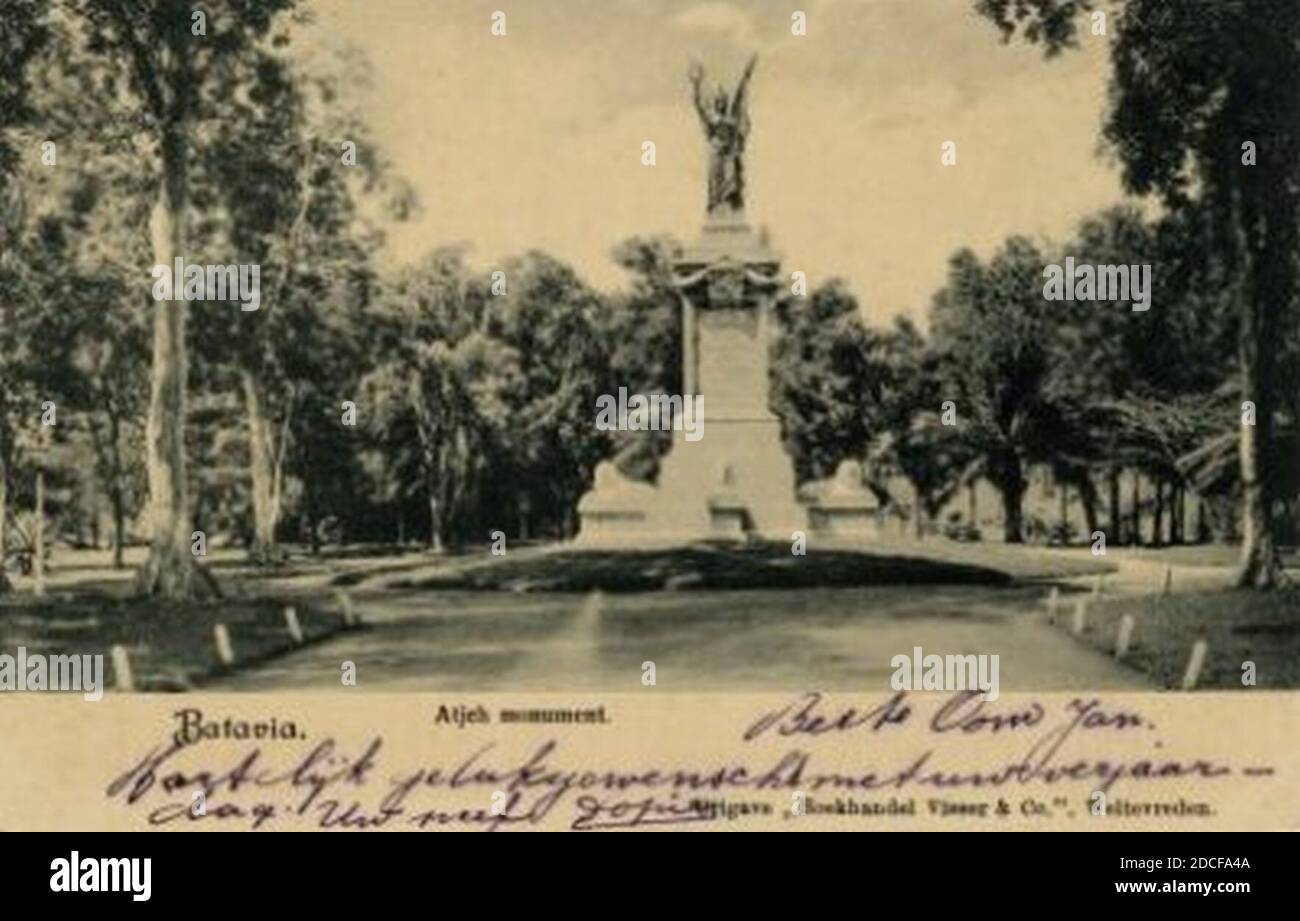 - Batavia Atjeh monument - 1895 - 1908 Stock Photo - Alamy