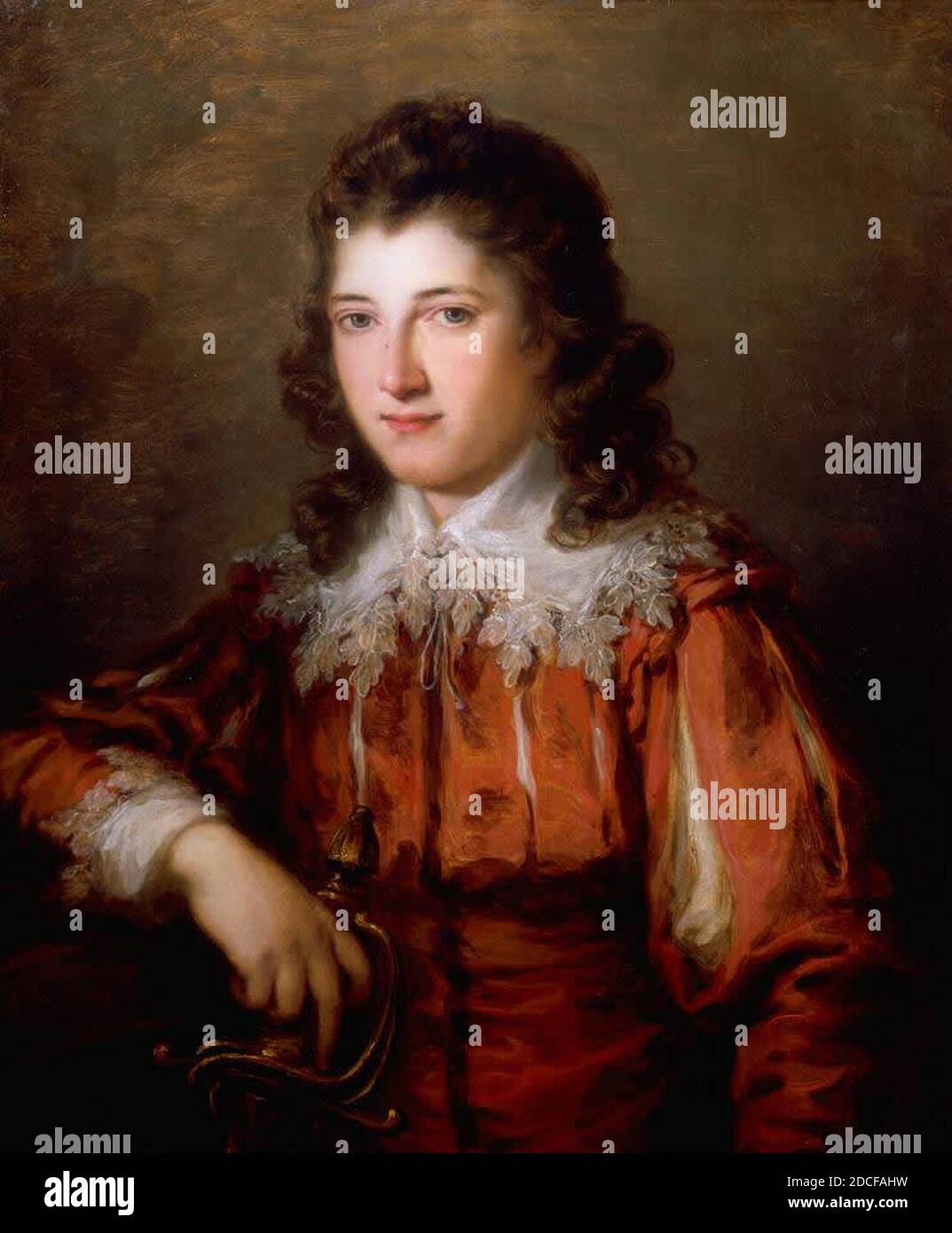 Portrait of Thomas Reade by Angelica Kauffmann, c. 1775 Stock Photo - Alamy