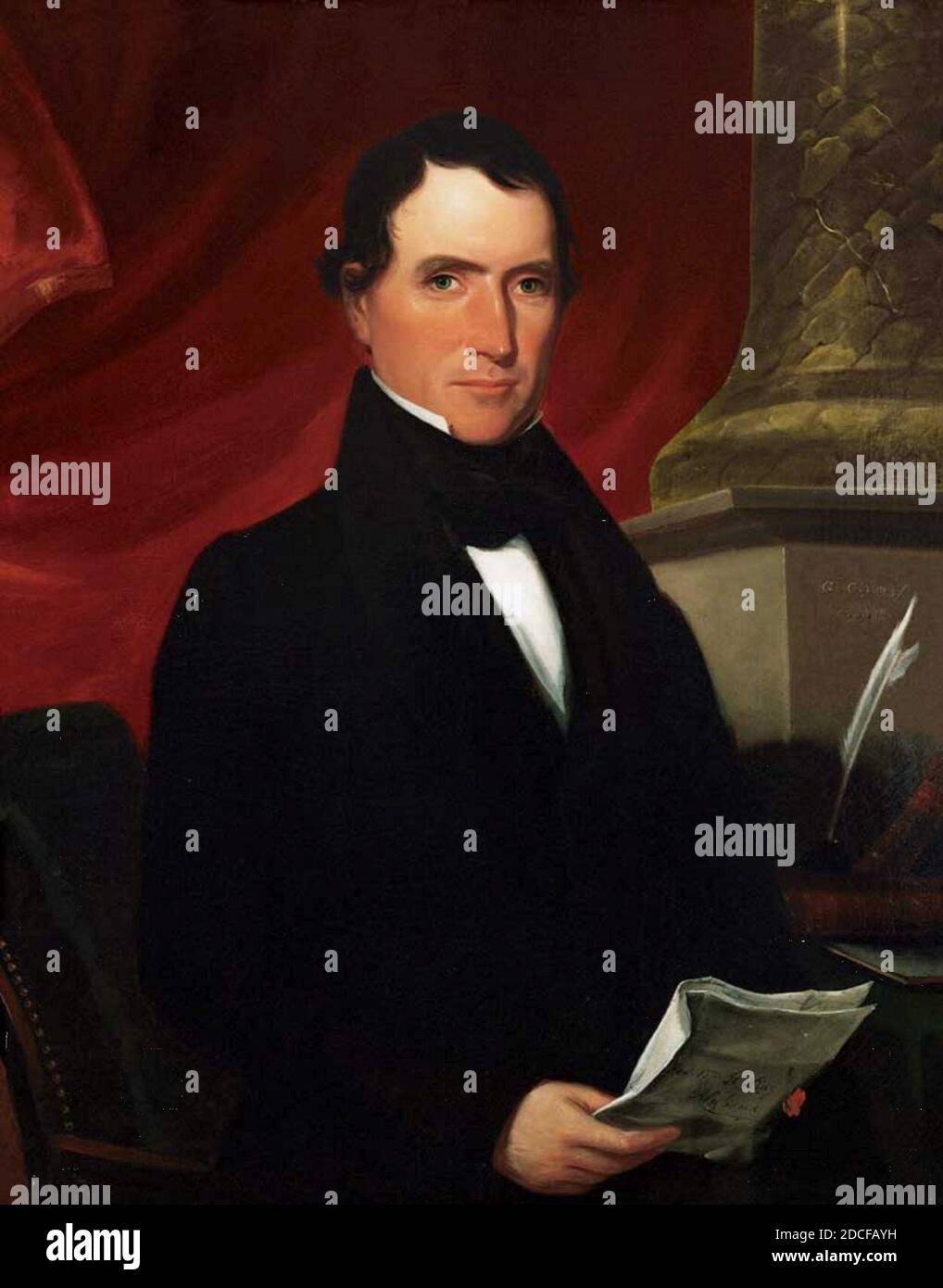 William Rufus DeVane King 1839 portrait Stock Photo - Alamy