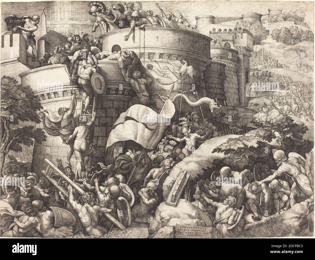 Georg Pencz, (artist), German, c. 1500 - 1550, Giulio Romano, (artist ...