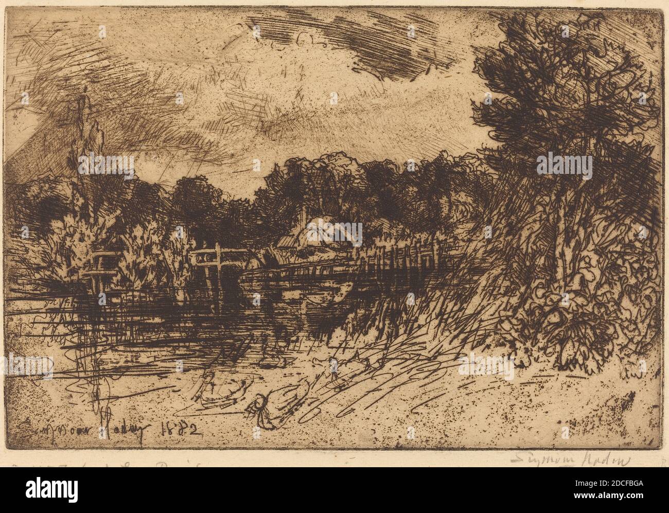 Francis Seymour Haden, (artist), British, 1818 - 1910, The Test at ...