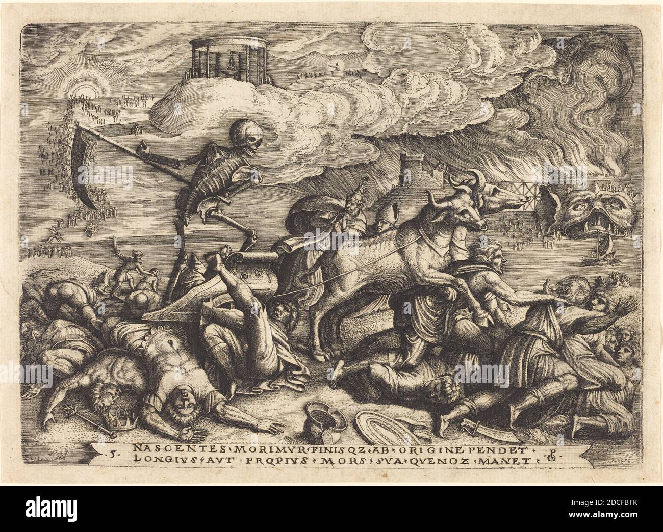 Georg Pencz, (artist), German, c. 1500 - 1550, The Triumph of Death ...