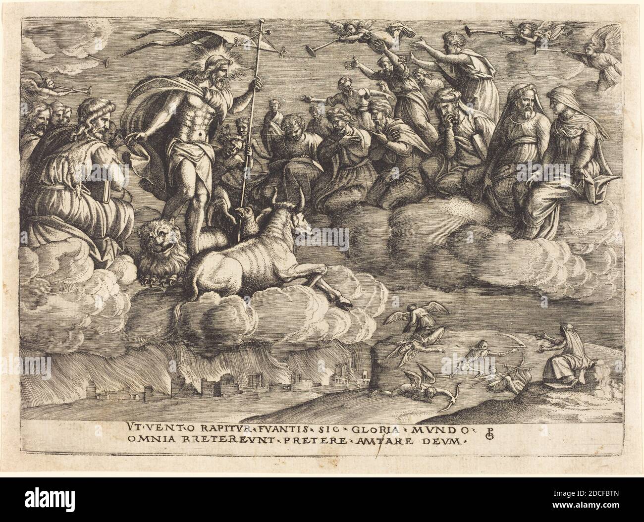 Georg Pencz, (artist), German, c. 1500 - 1550, The Triumph of Eternity ...