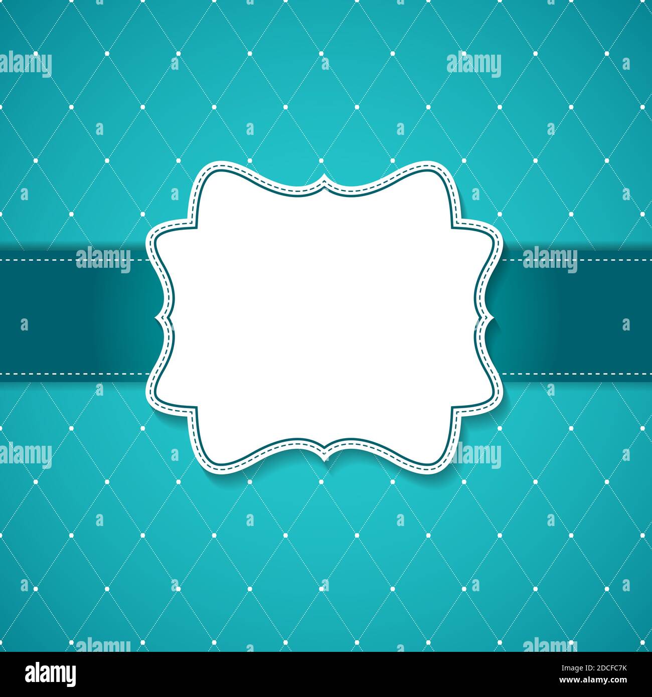 Vintage background with Frame Retro Illustration Stock Photo - Alamy