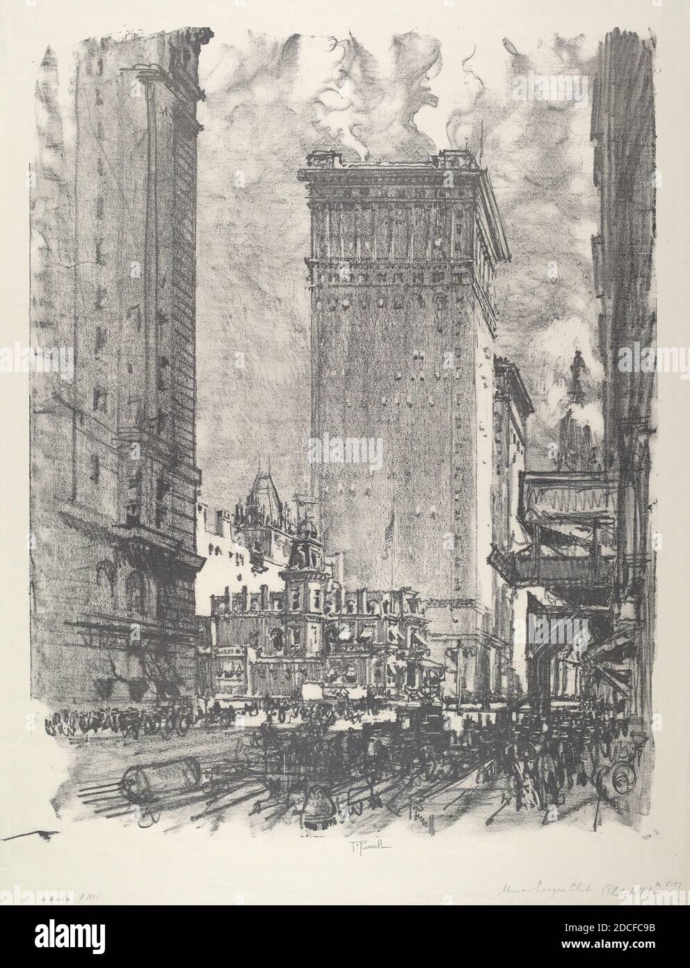 Joseph Pennell, (artist), American, 1857 - 1926, The Union League ...