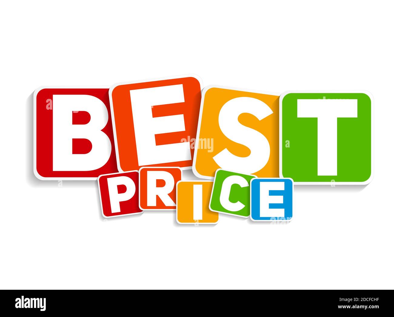 Best Price Sign Template Illustration Stock Photo - Alamy