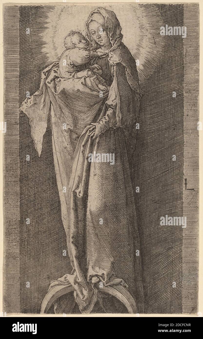 Lucas van Leyden, (artist), Netherlandish, 1489/1494 - 1533, The Virgin ...