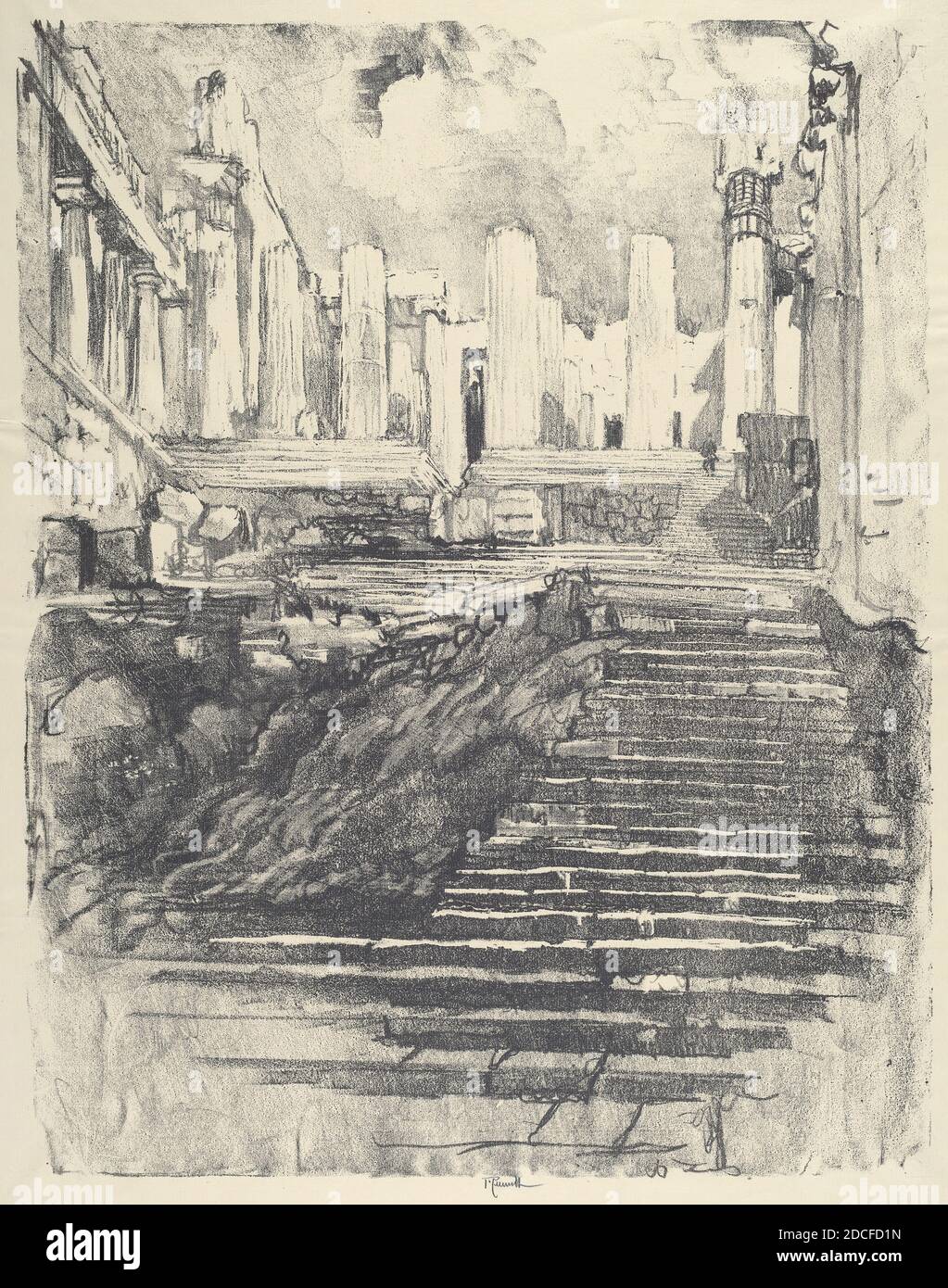 Joseph Pennell, (artist), American, 1857 - 1926, The Way up to the ...