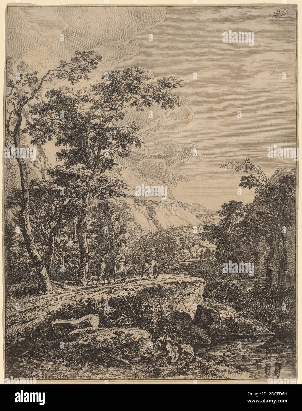 Jan Both, (artist), Dutch, 1615/1618 - 1652, The Woman on the Hinny ...