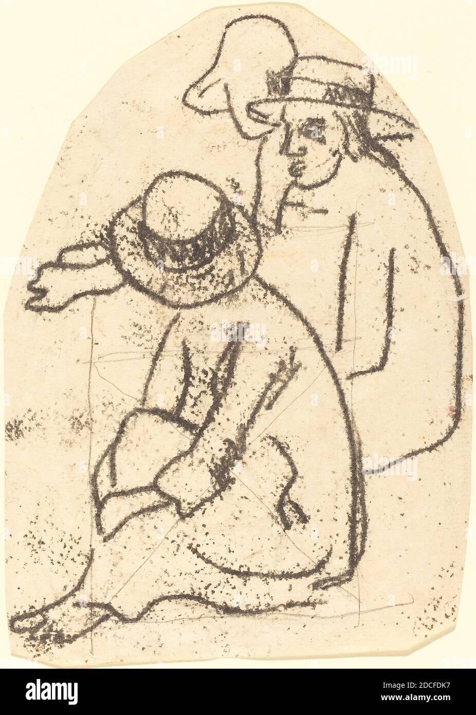 Paul Gauguin, (artist), French, 1848 - 1903, Three Tahitians (Study for ...