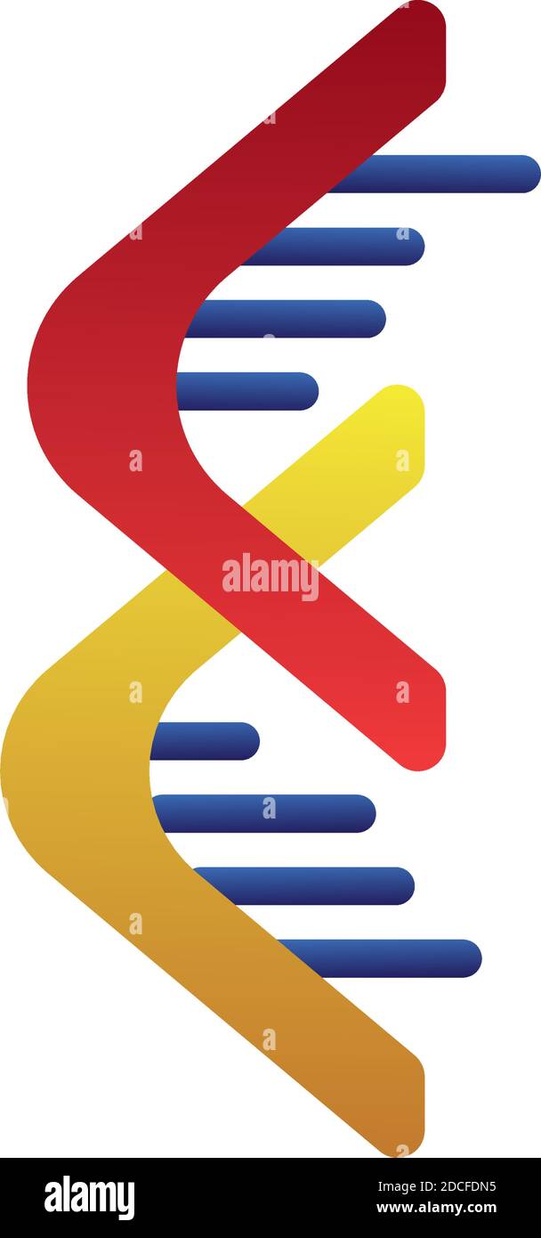 dna molecule structure isolated icon vector illustration design Stock ...