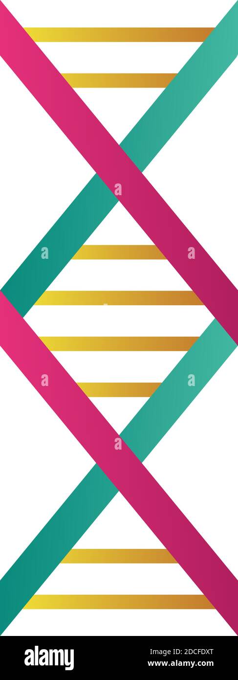 dna molecule structure isolated icon vector illustration design Stock ...