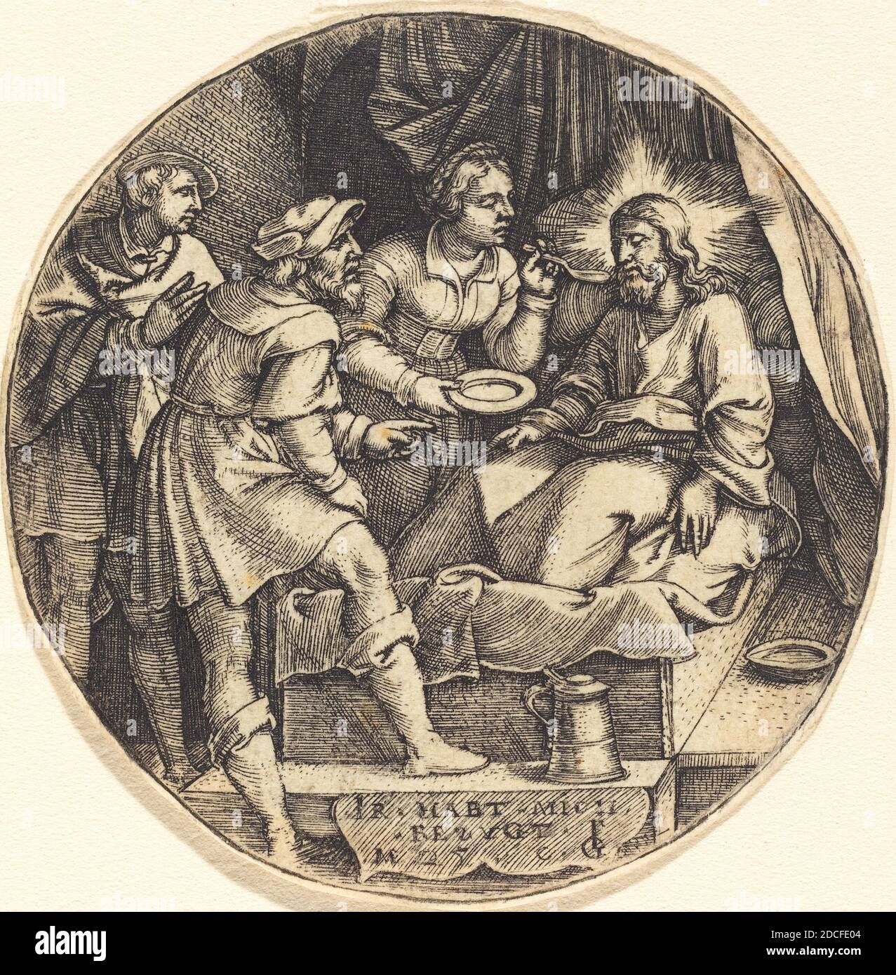 Georg Pencz, (artist), German, c. 1500 - 1550, To Nurse the Sick, The ...