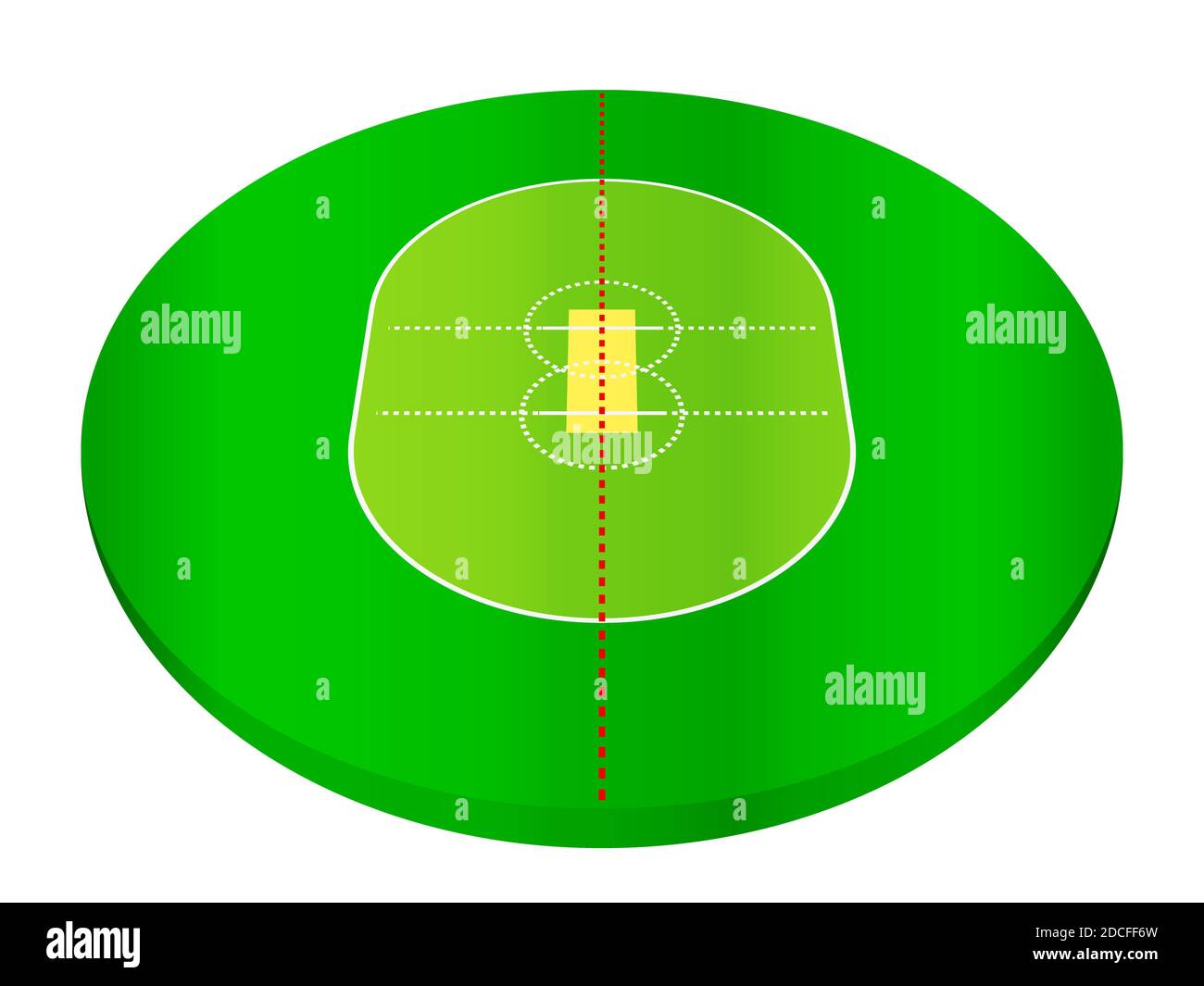 Cricket Field Diagram