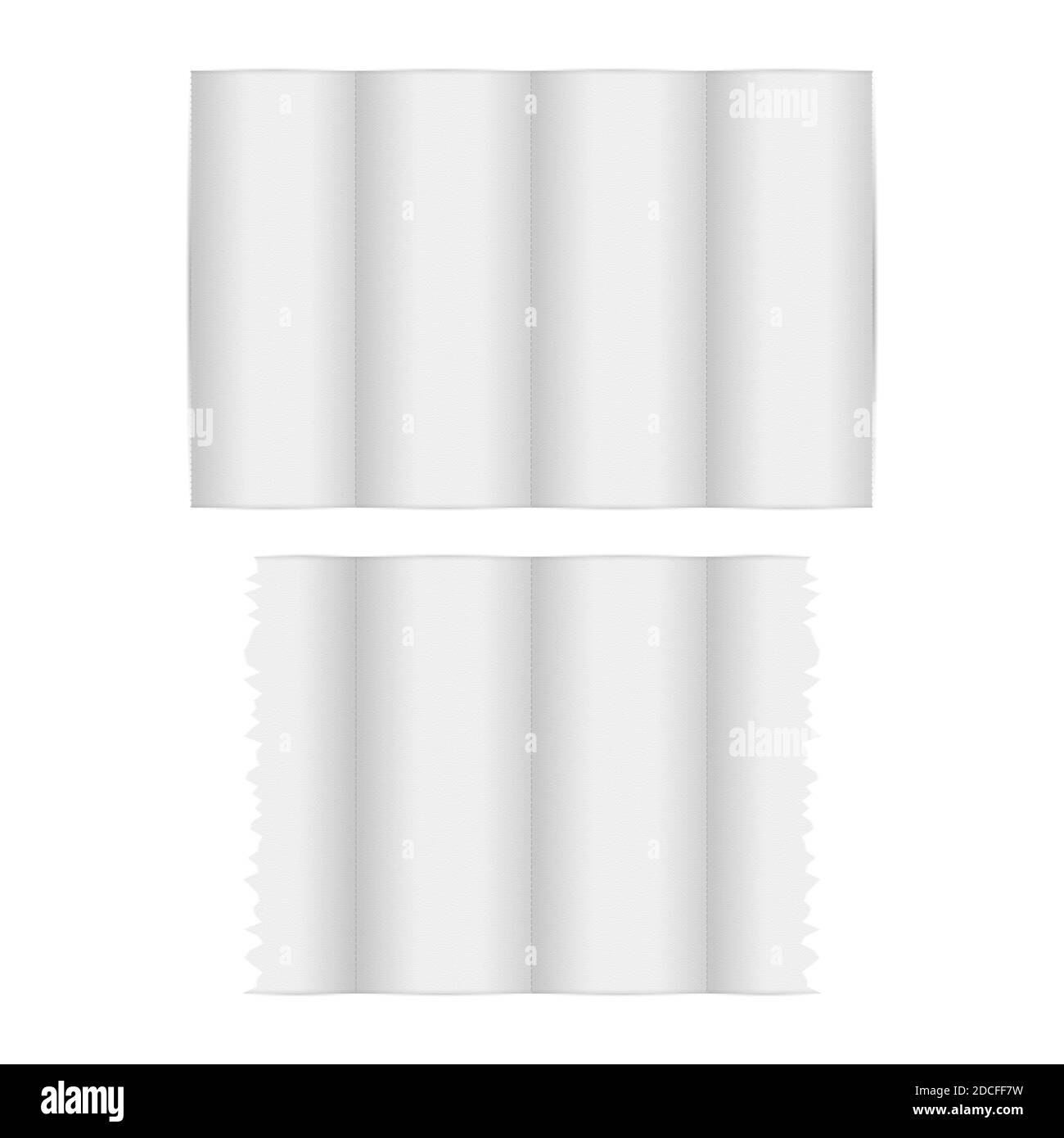 Kitchen paper set on a white background. Vector illustration Stock ...