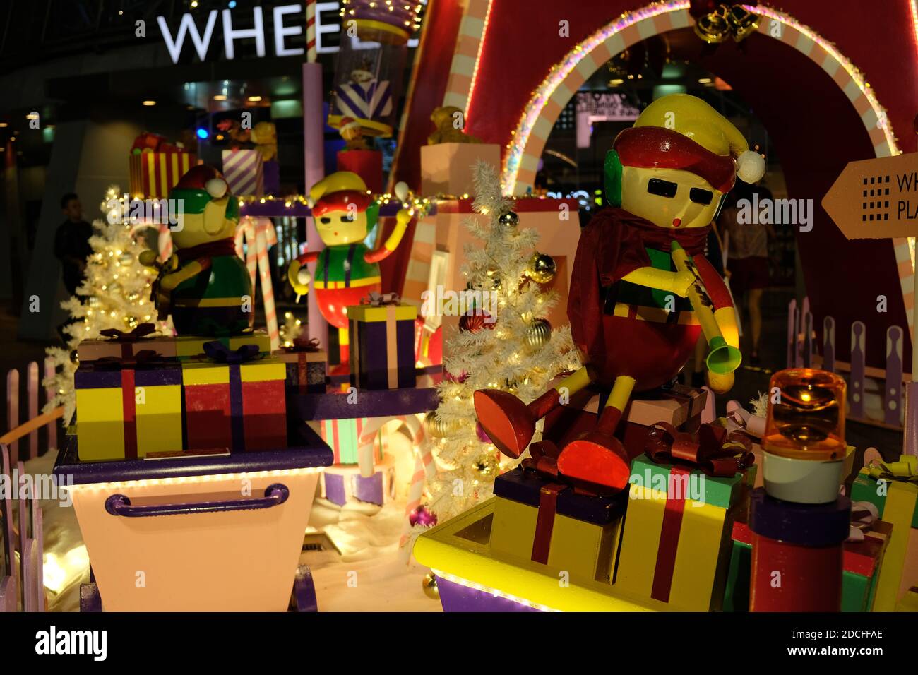 Christmas Theme Park Stock Photo - Alamy