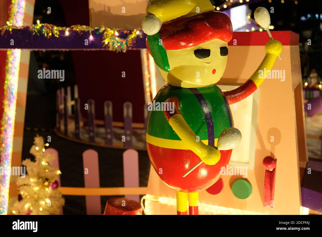 Christmas Theme Park Stock Photo - Alamy