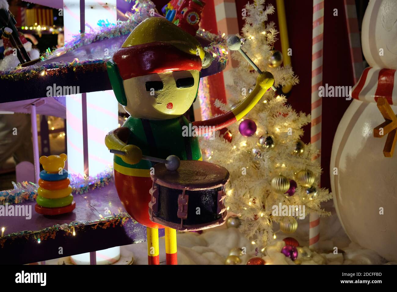 Christmas Theme Park Stock Photo - Alamy