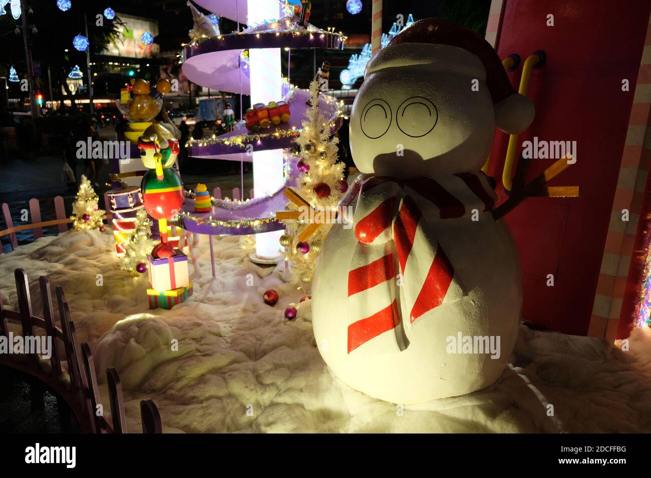 Christmas Theme Park Stock Photo - Alamy