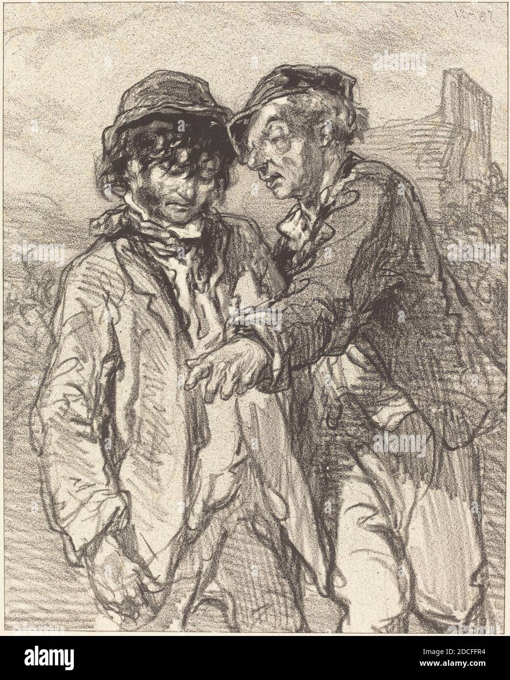 Paul Gavarni, (artist), French, 1804 - 1866, Histoire d'en dire deux ...