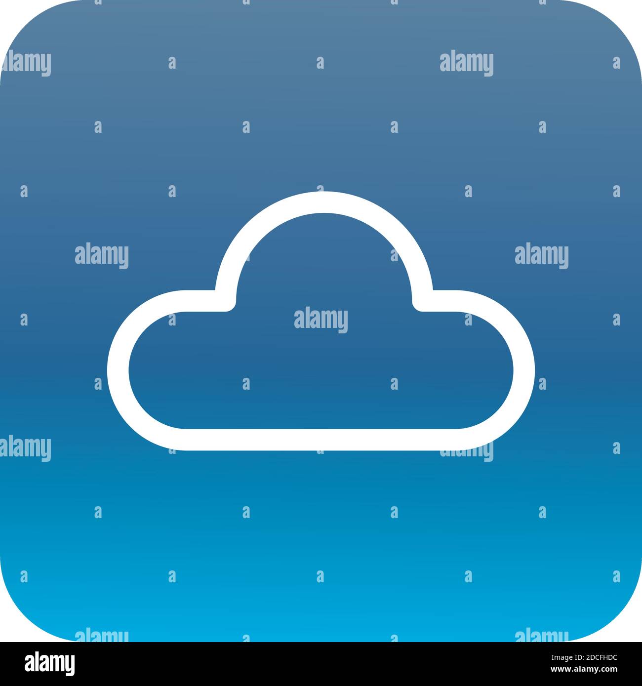 cloud computing block gradient style icon vector illustration design Stock Vector Image & Art ...