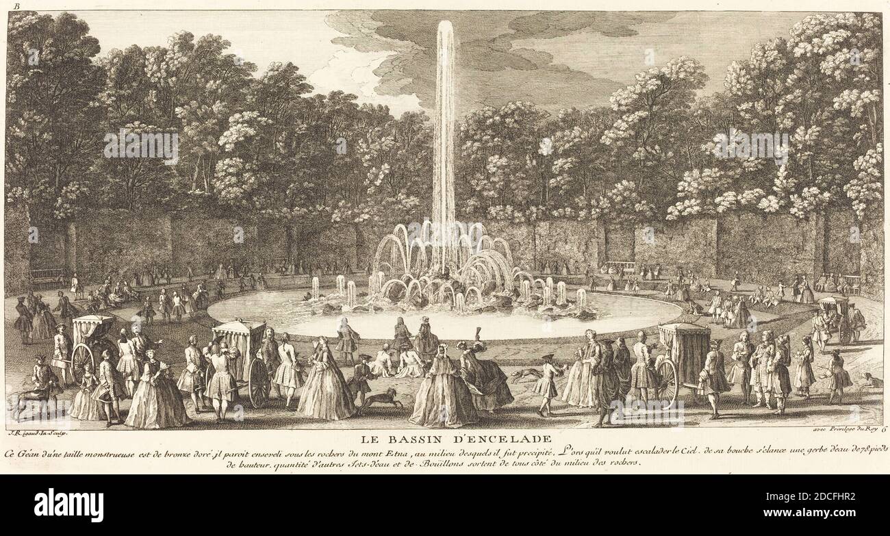 Jean-Baptiste Rigaud, (artist), French, active 1752/1761, Le Bassin d ...