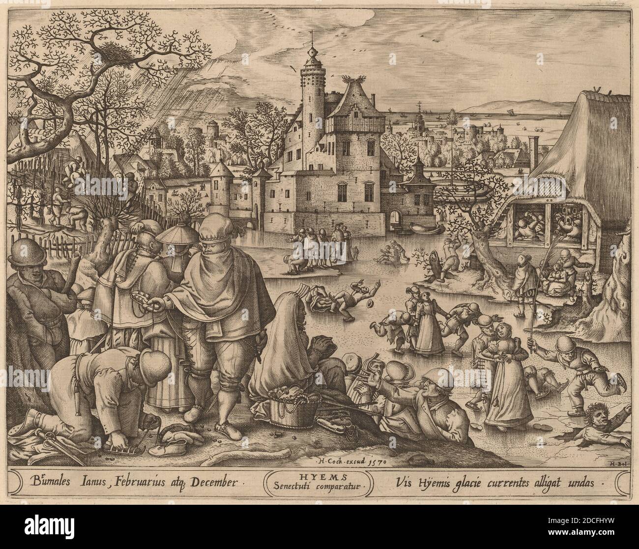Pieter van der Heyden, (artist), Flemish, active c. 1551/1572, Hans Bol ...