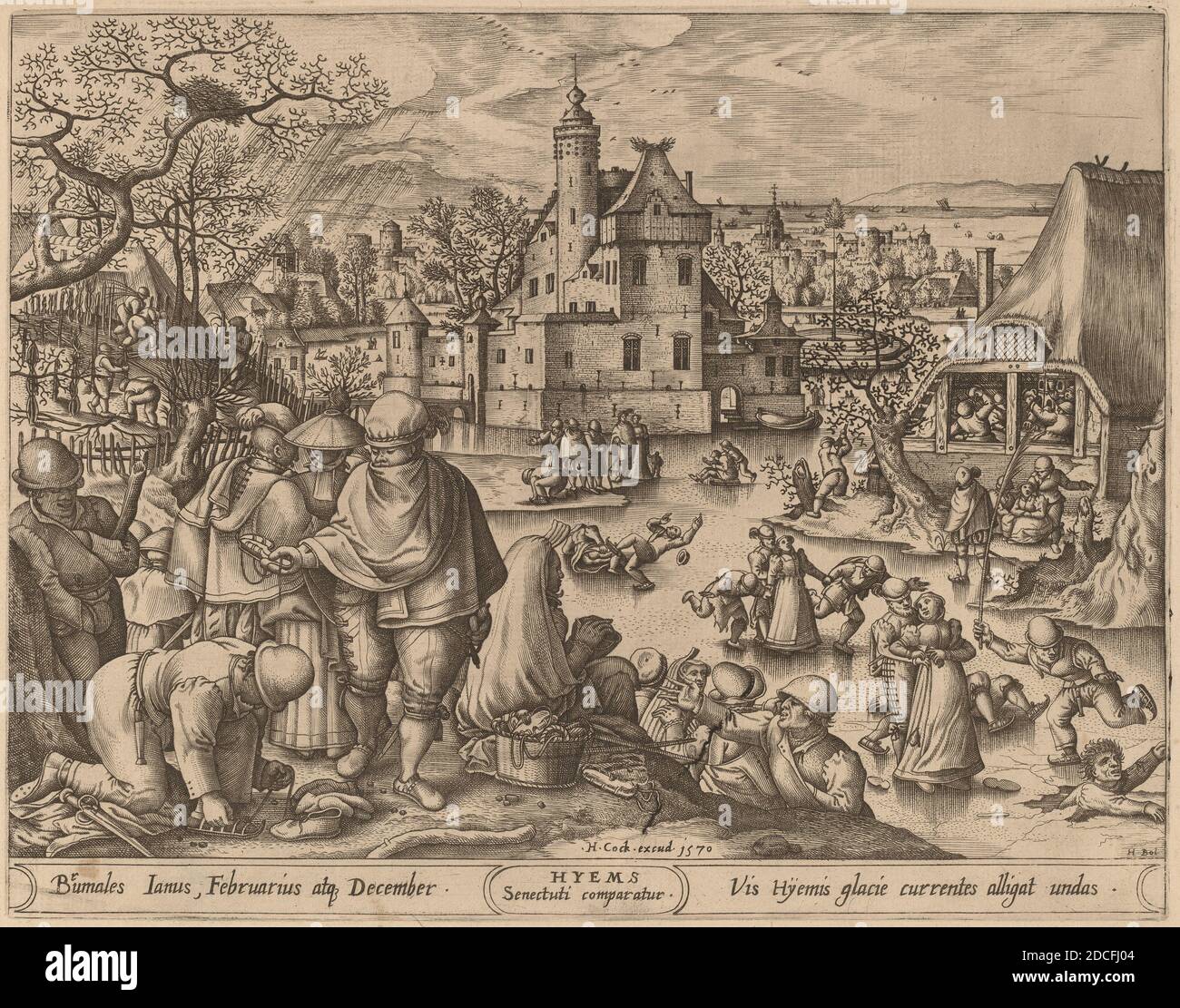 Pieter van der Heyden, (artist), Flemish, active c. 1551/1572, Hans Bol ...