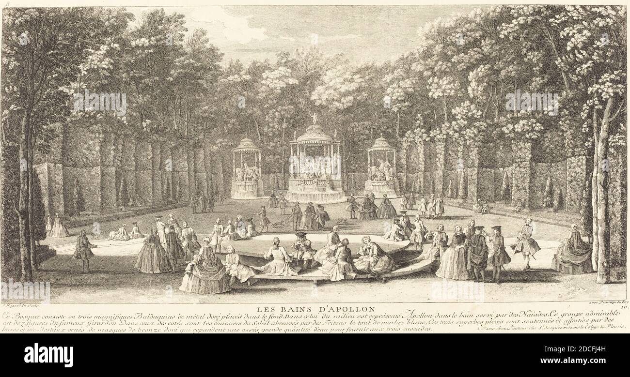 Jean-Baptiste Rigaud, (artist), French, active 1752/1761, Les Bains d ...