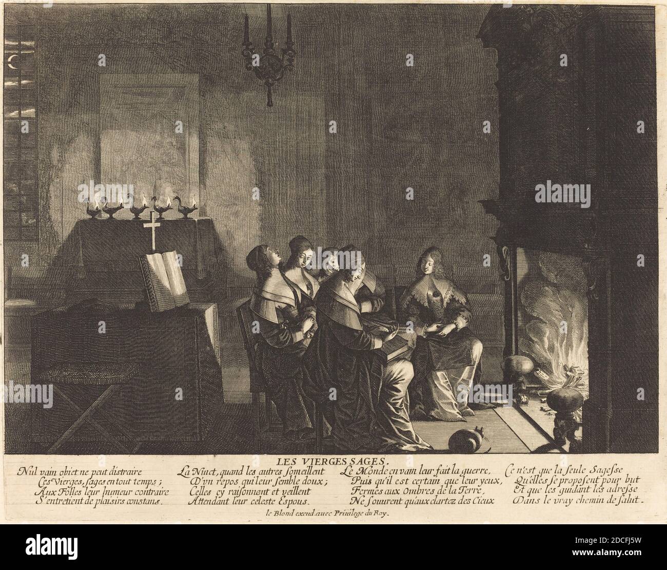 Abraham Bosse, (artist), French, 1602 - 1676, Les Vierges sages, Nul ...