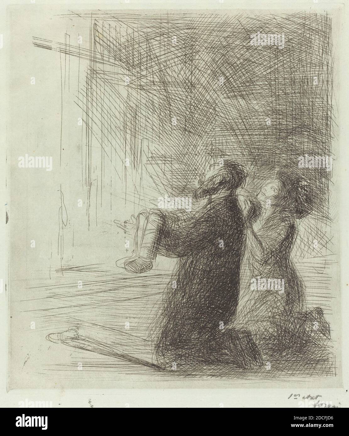 Jean-Louis Forain, (artist), French, 1852 - 1931, Lourdes, Imploring ...