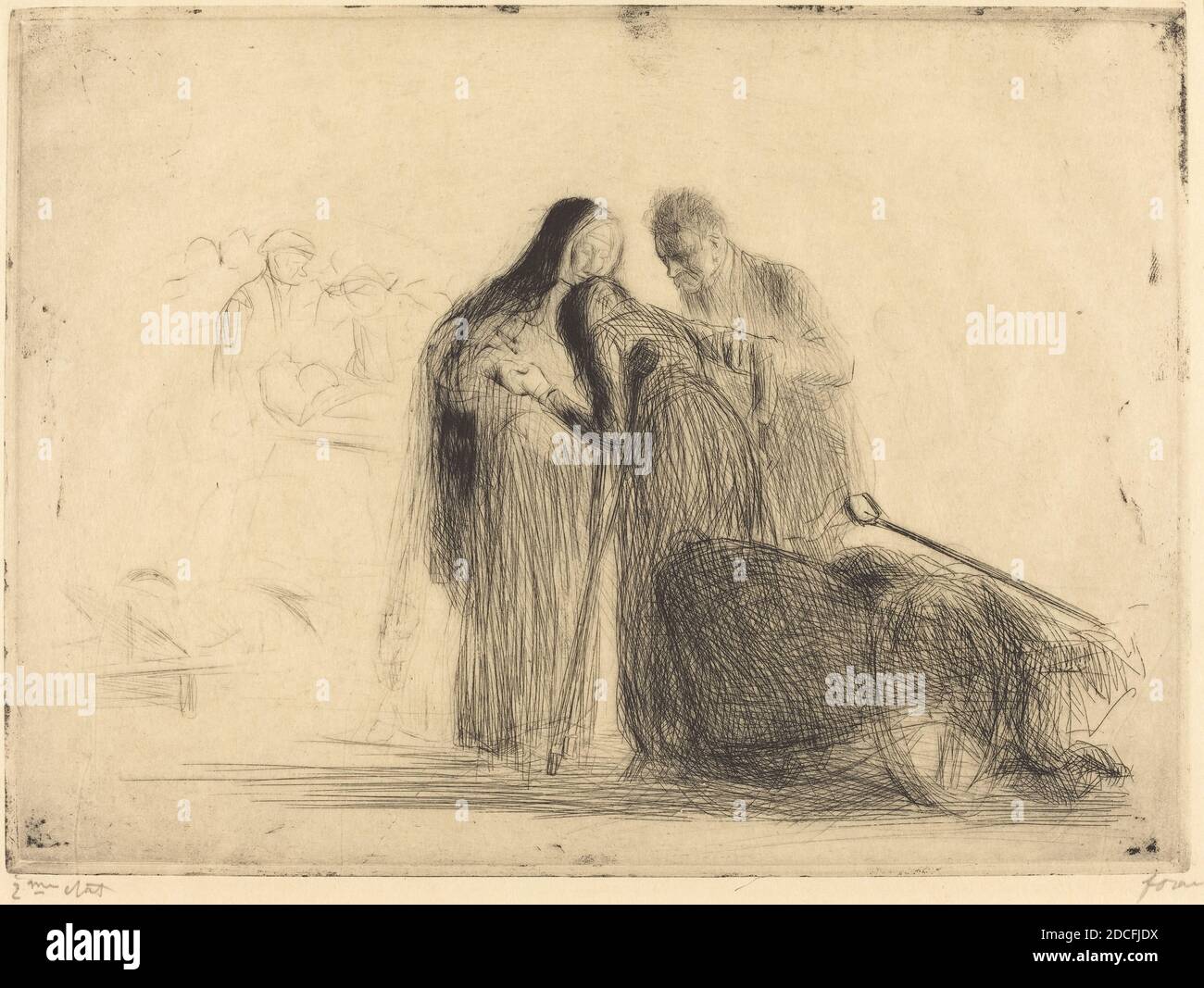 Jean-Louis Forain, (artist), French, 1852 - 1931, Lourdes, the ...