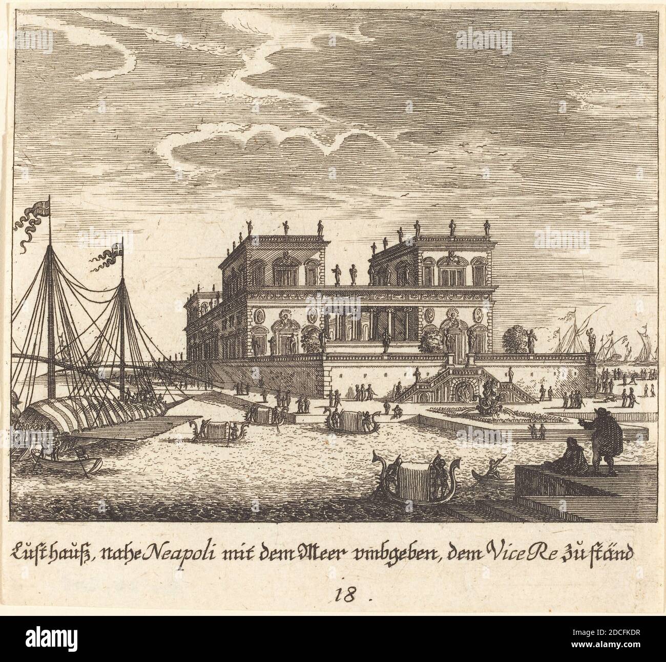 Melchior Küsel, (artist), German, 1626 - 1683, Johann Wilhelm Baur ...