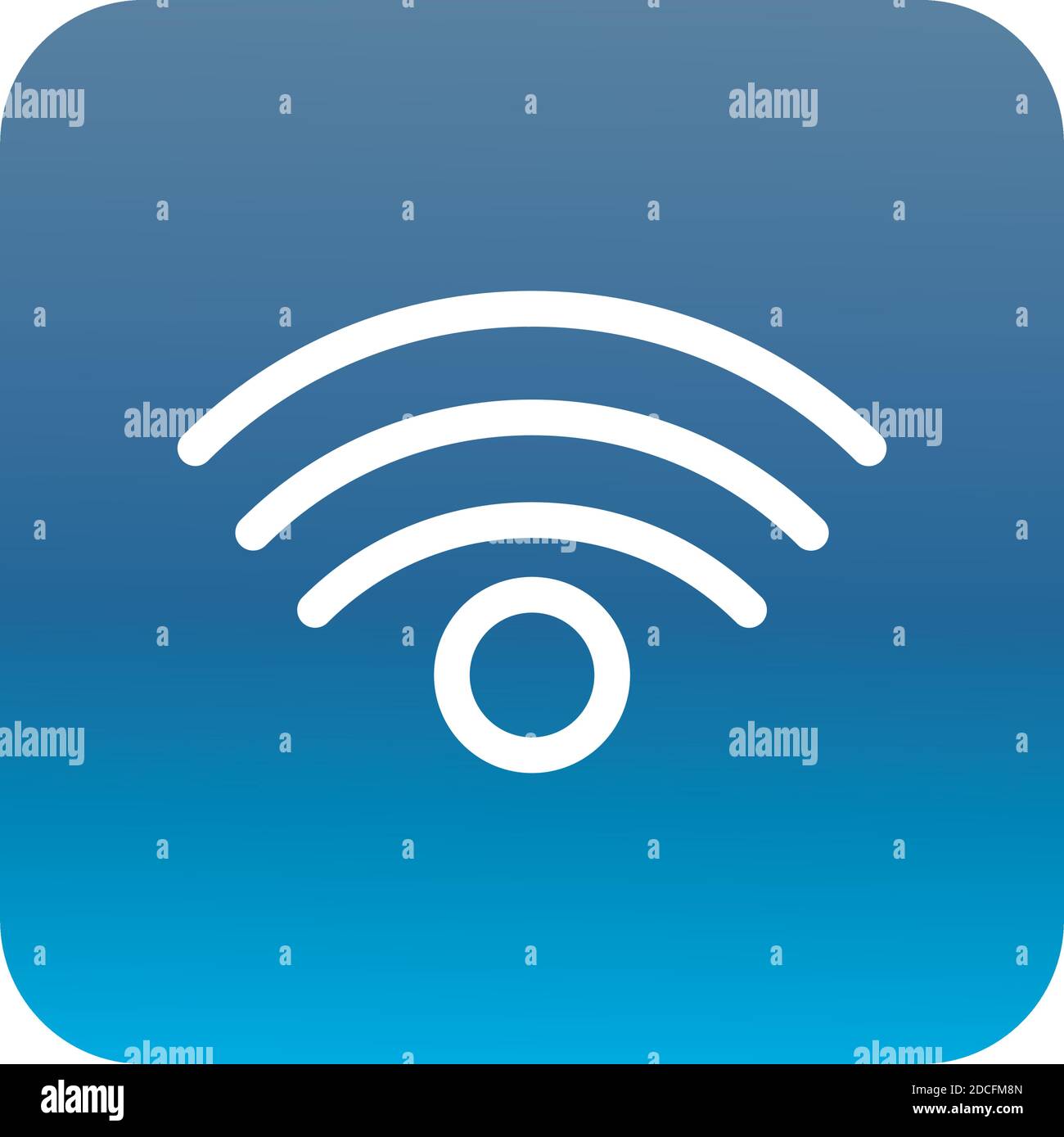 wifi connection signal block gradient style icon vector illustration ...