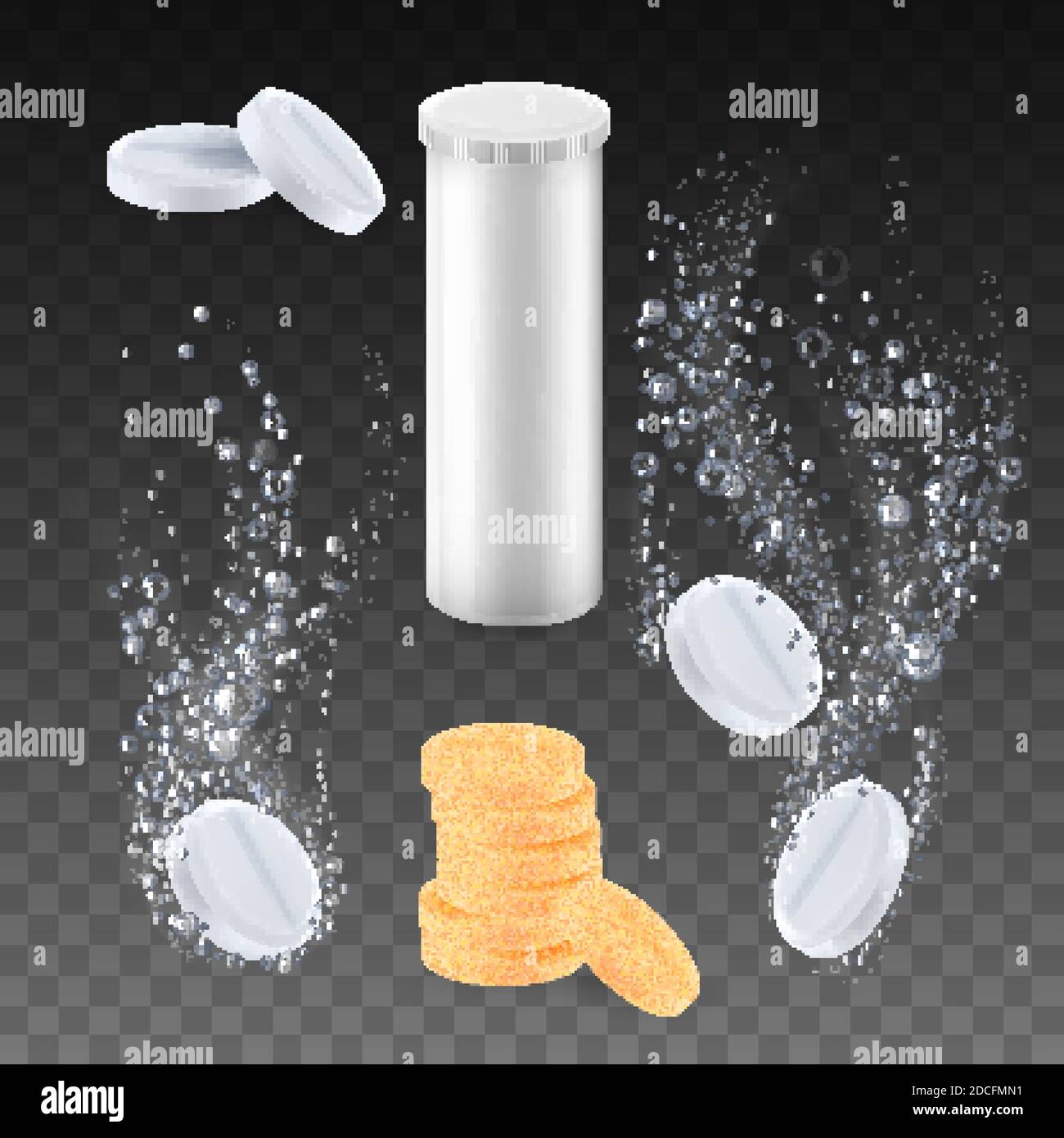 Soluble paracetamol Stock Vector Images - Alamy