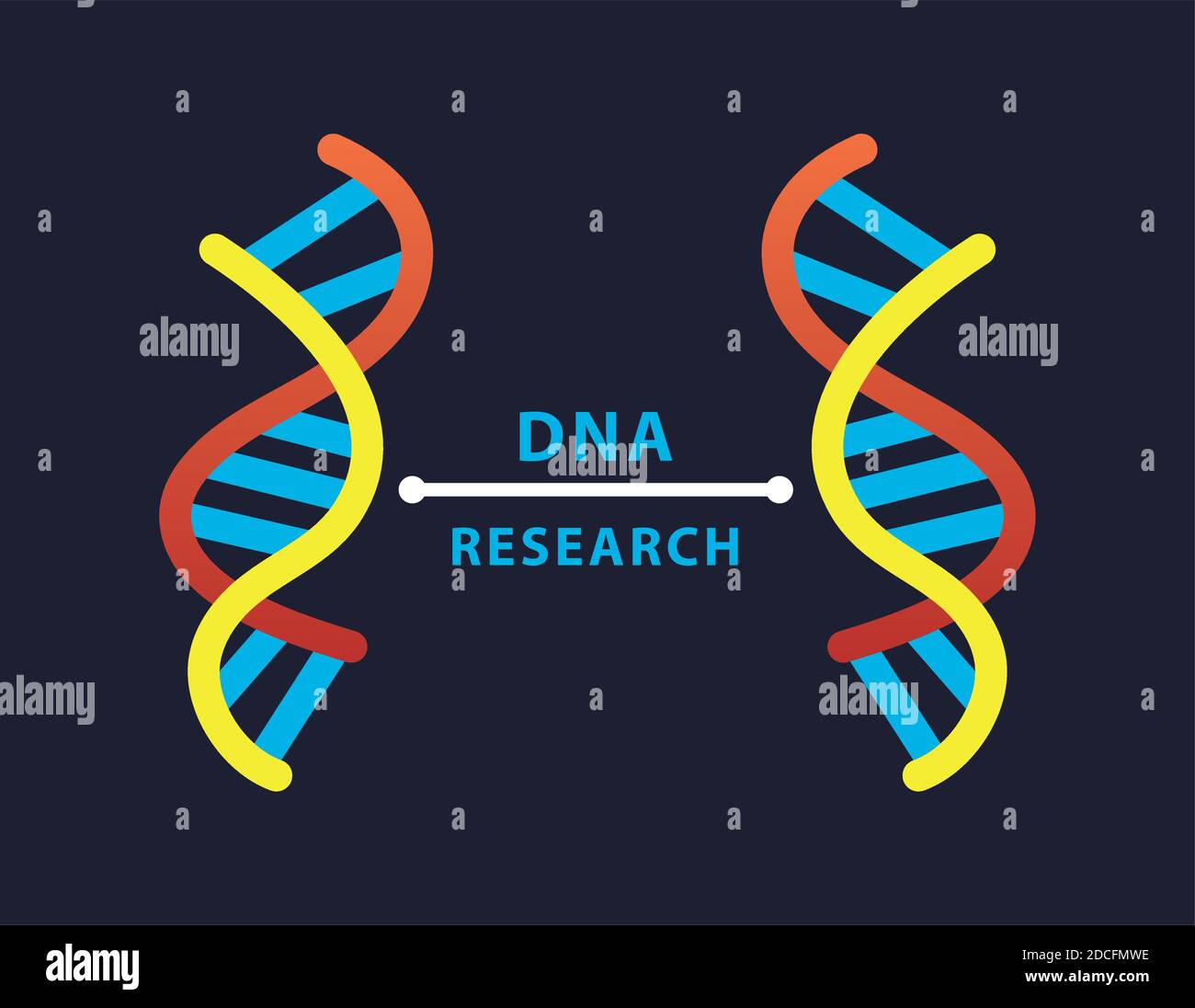 dna molecules structures set icons and lettering vector illustration ...