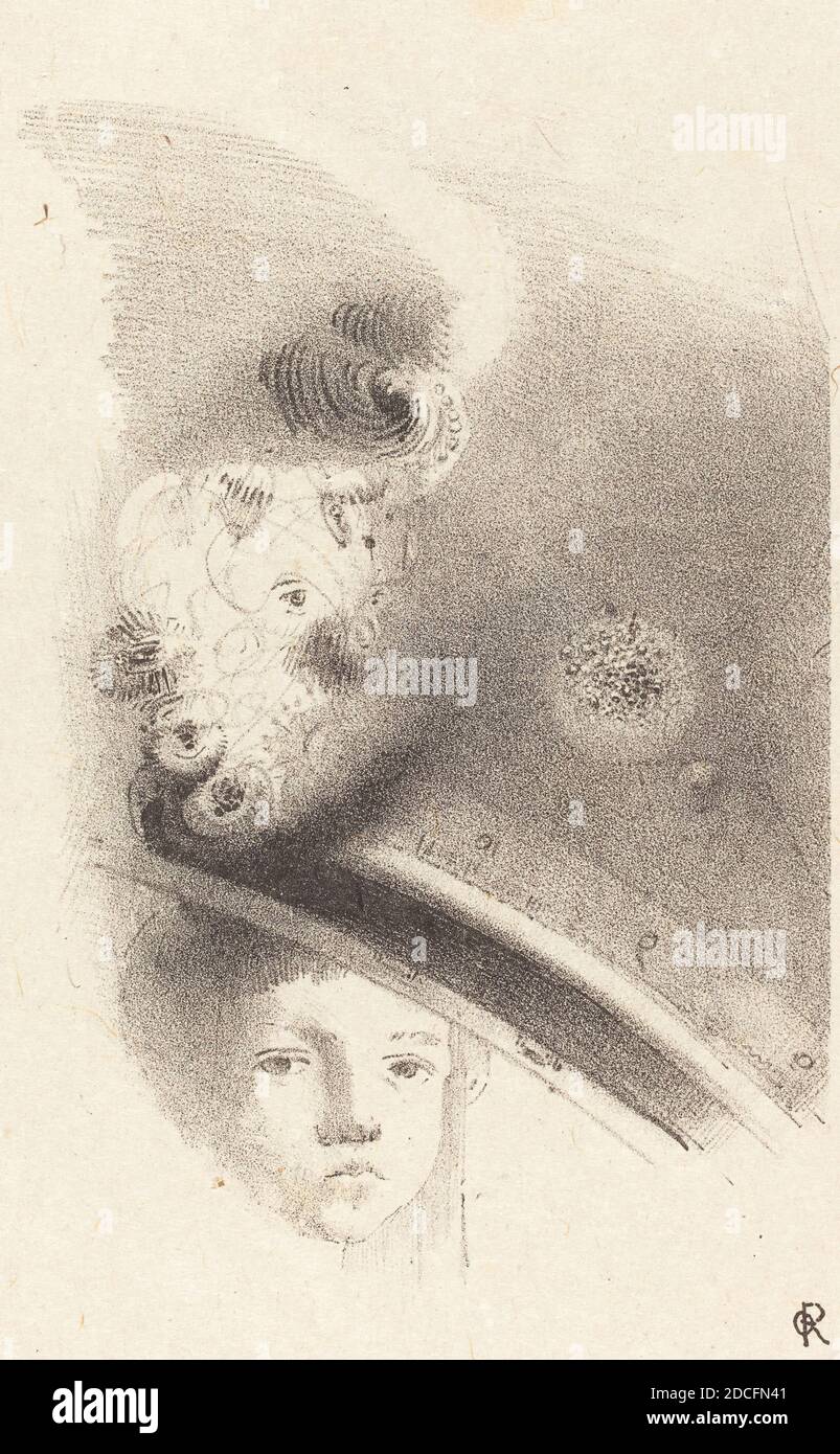 Odilon Redon Artist French 1840 1916 Tete Denfant Head Of A