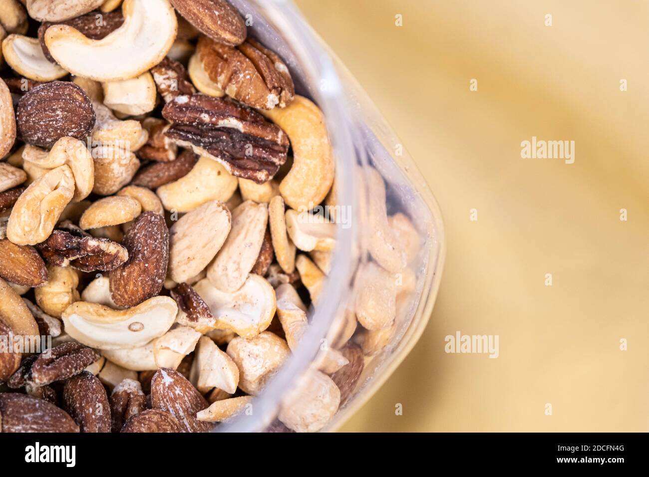 Collection of Nuts - in a bowl ready to eat Stock Photo - Alamy