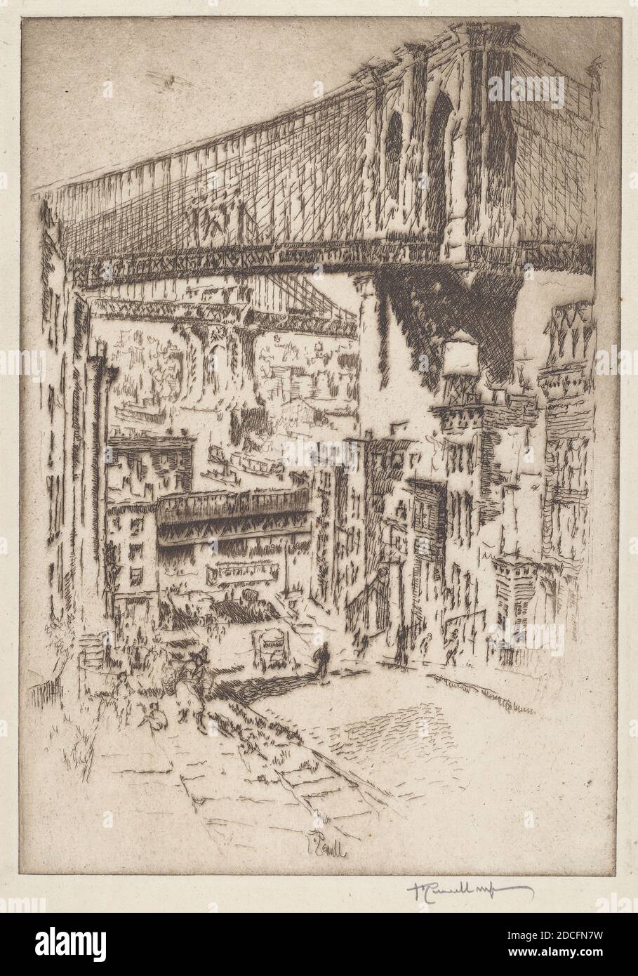 Joseph Pennell, (artist), American, 1857 - 1926, The Bridges, from ...