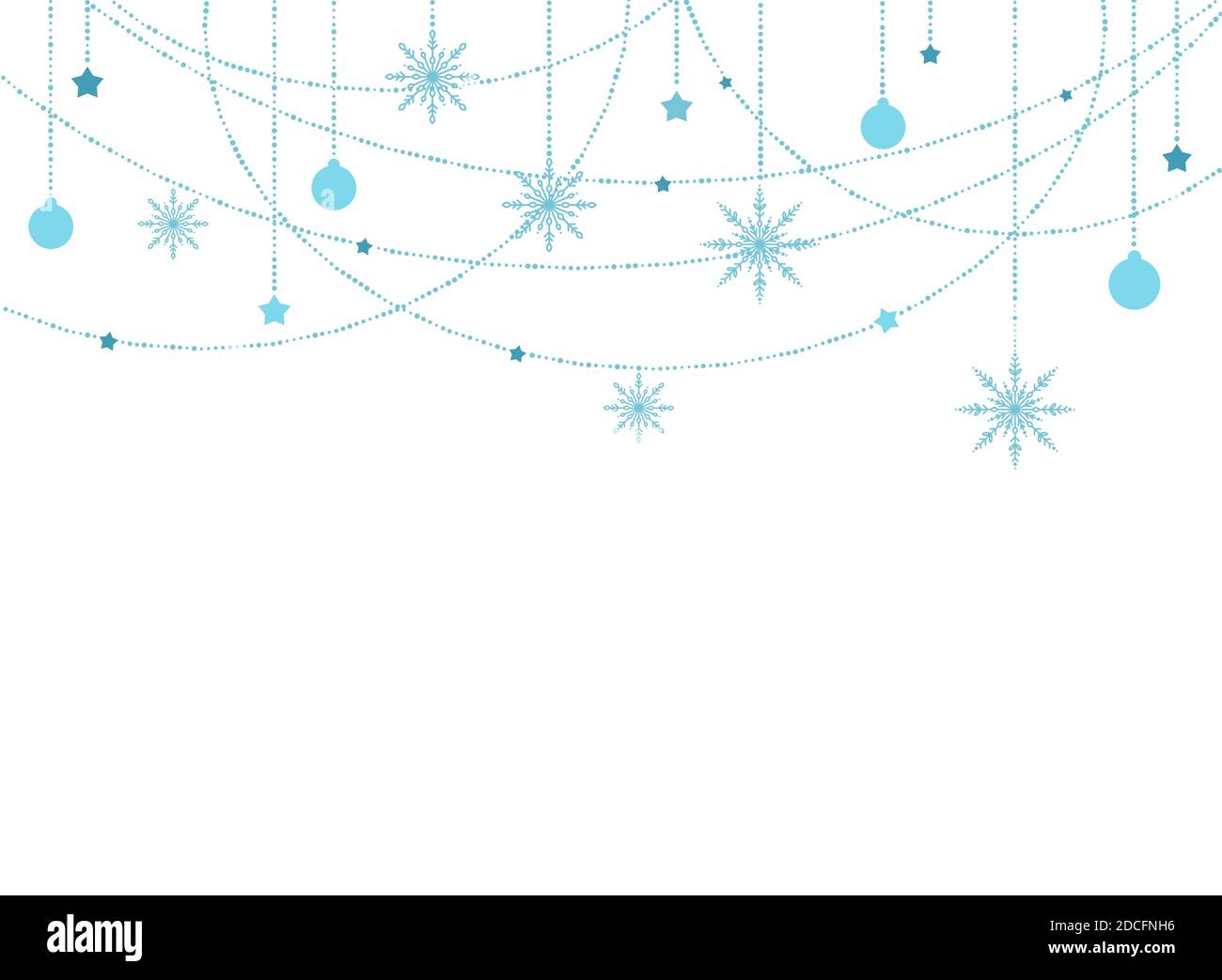Snowflake Vector Border