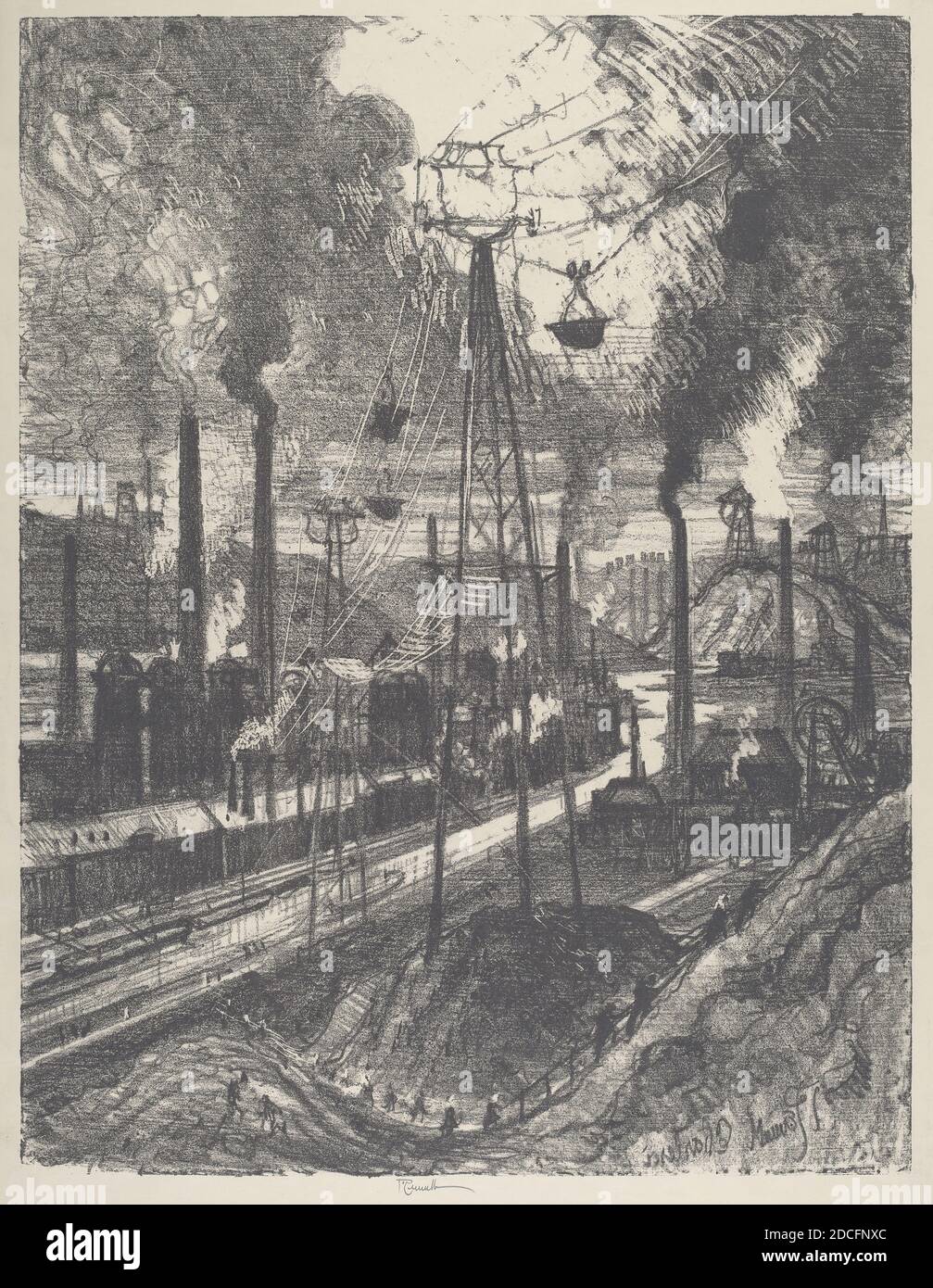 Joseph Pennell, (artist), American, 1857 - 1926, The Travellers ...