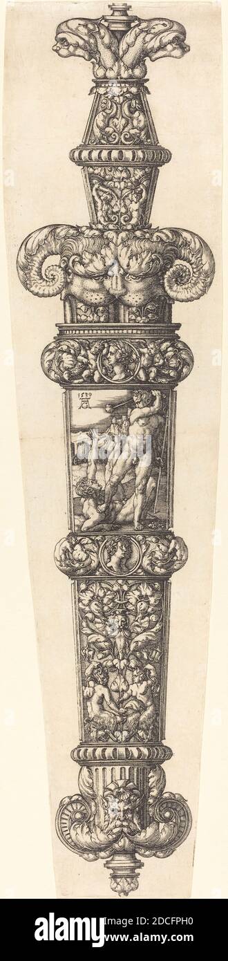 Heinrich Aldegrever, (artist), German, 1502 - 1555/1561, Design for a ...