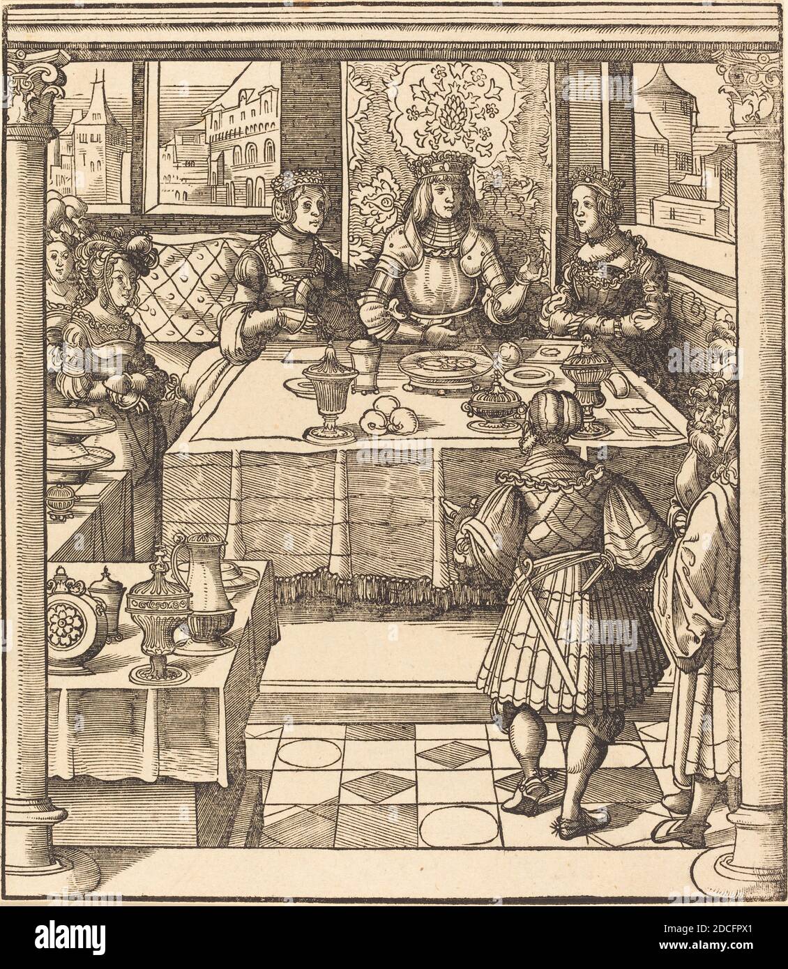 Leonhard Beck, (artist), German, c. 1480 - 1542, The Young White King ...