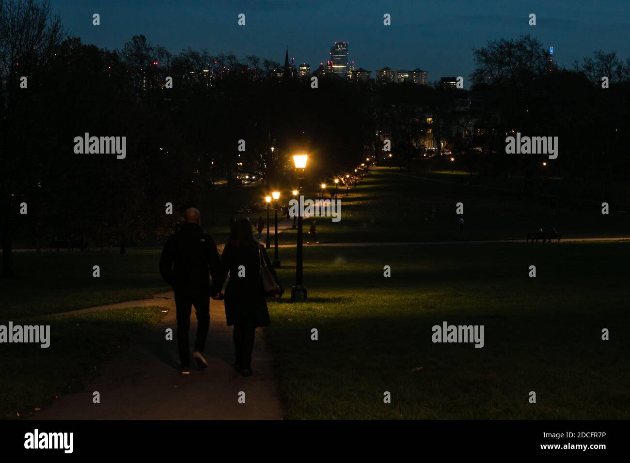 Primrose Hill at Night, London Stock Photo - Alamy