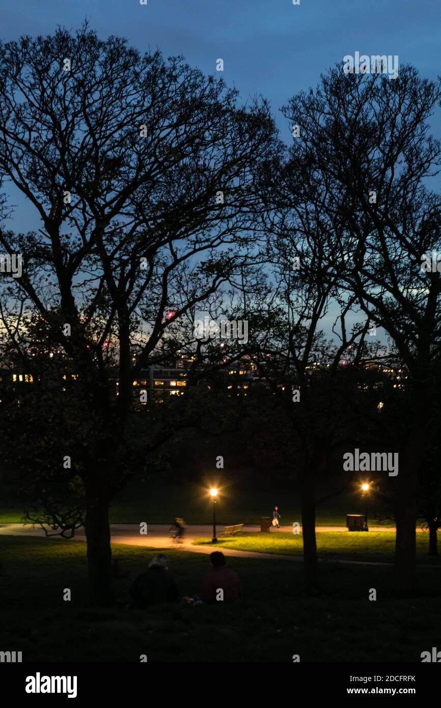 Primrose Hill at Night, London Stock Photo - Alamy