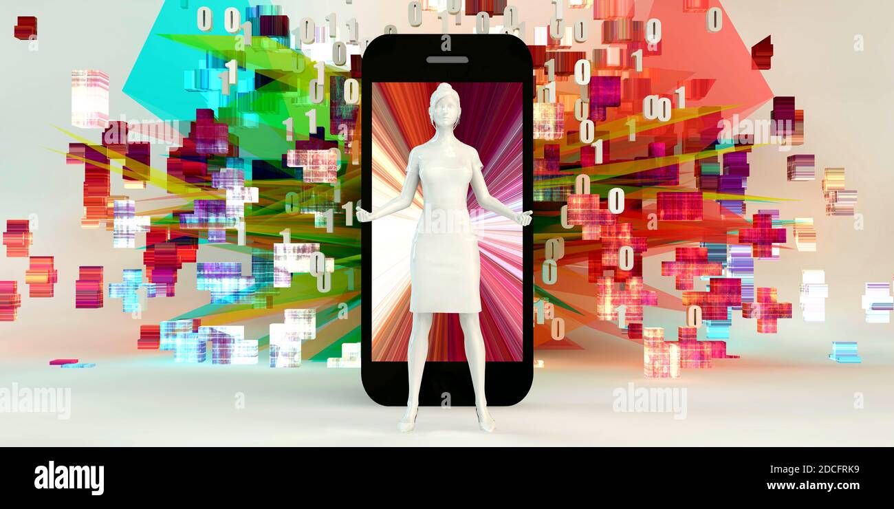 Mobile App Analytics and Data Analysis Technology Stock Photo - Alamy