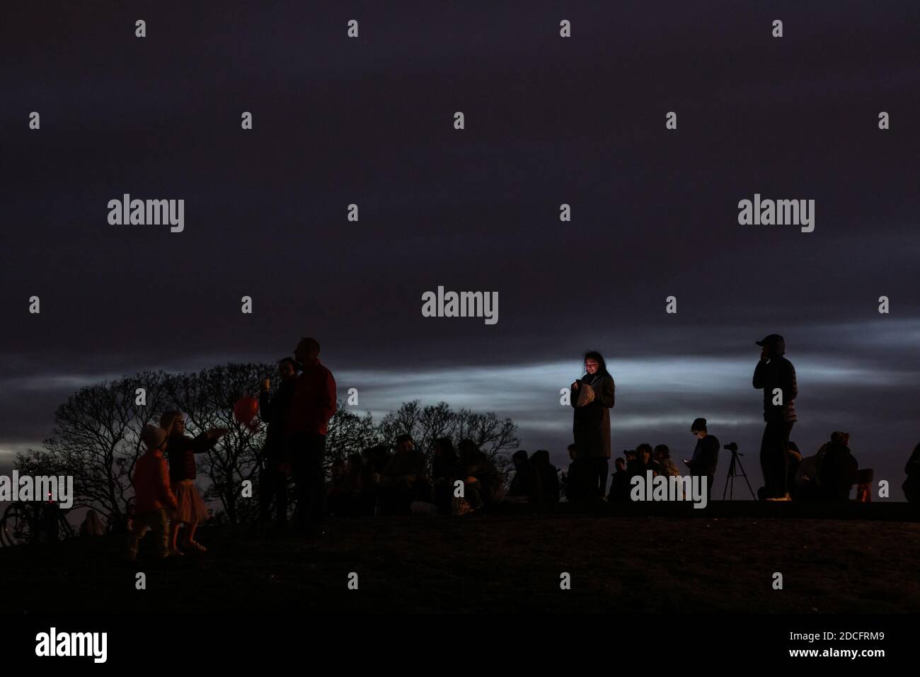 Primrose Hill at Night, London Stock Photo - Alamy