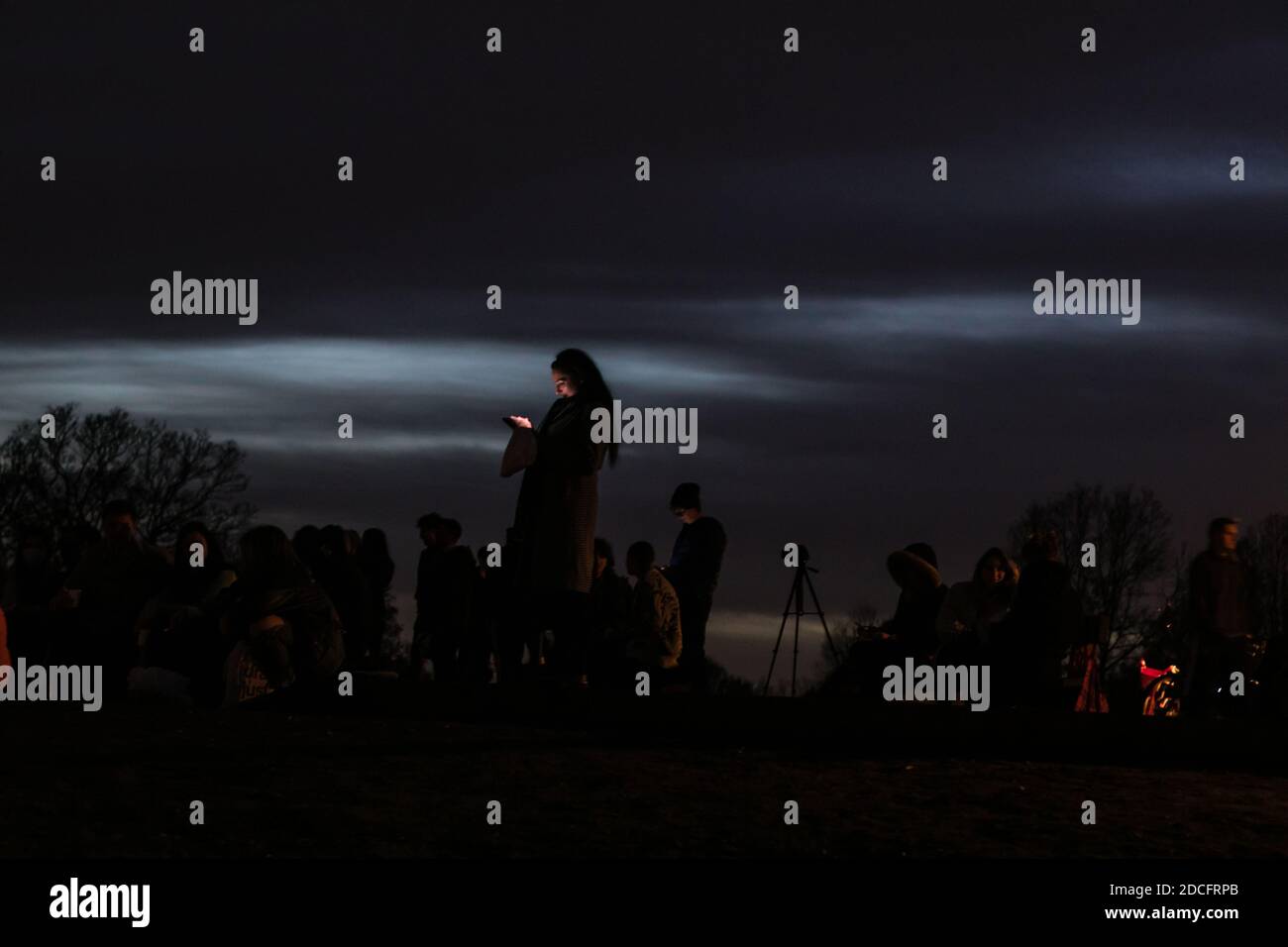 Primrose Hill at Night, London Stock Photo - Alamy