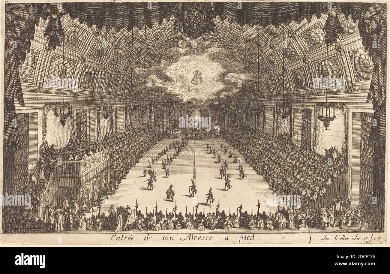 Jacques Callot, (artist), French, 1592 - 1635, Entry of His Highness on ...